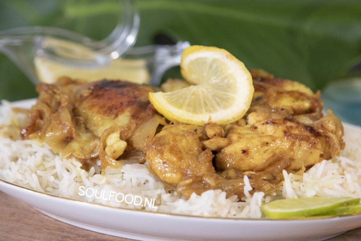 Chicken Yassa - kip met citroen uit Gambia & Senegal ⋆ SOULFOOD.nl